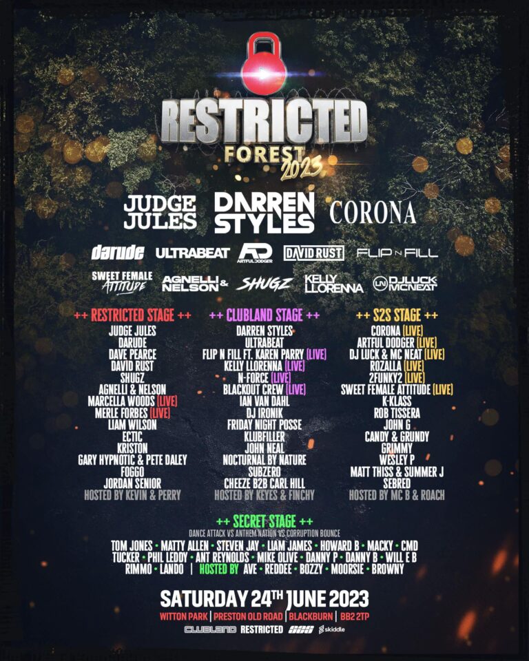 Restricted Forest 2023 | Witton Park | Tickets | Full Line-Up